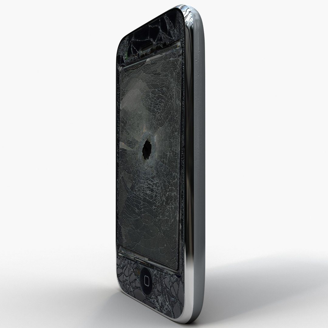 apple phone s destroyed 3d 3ds