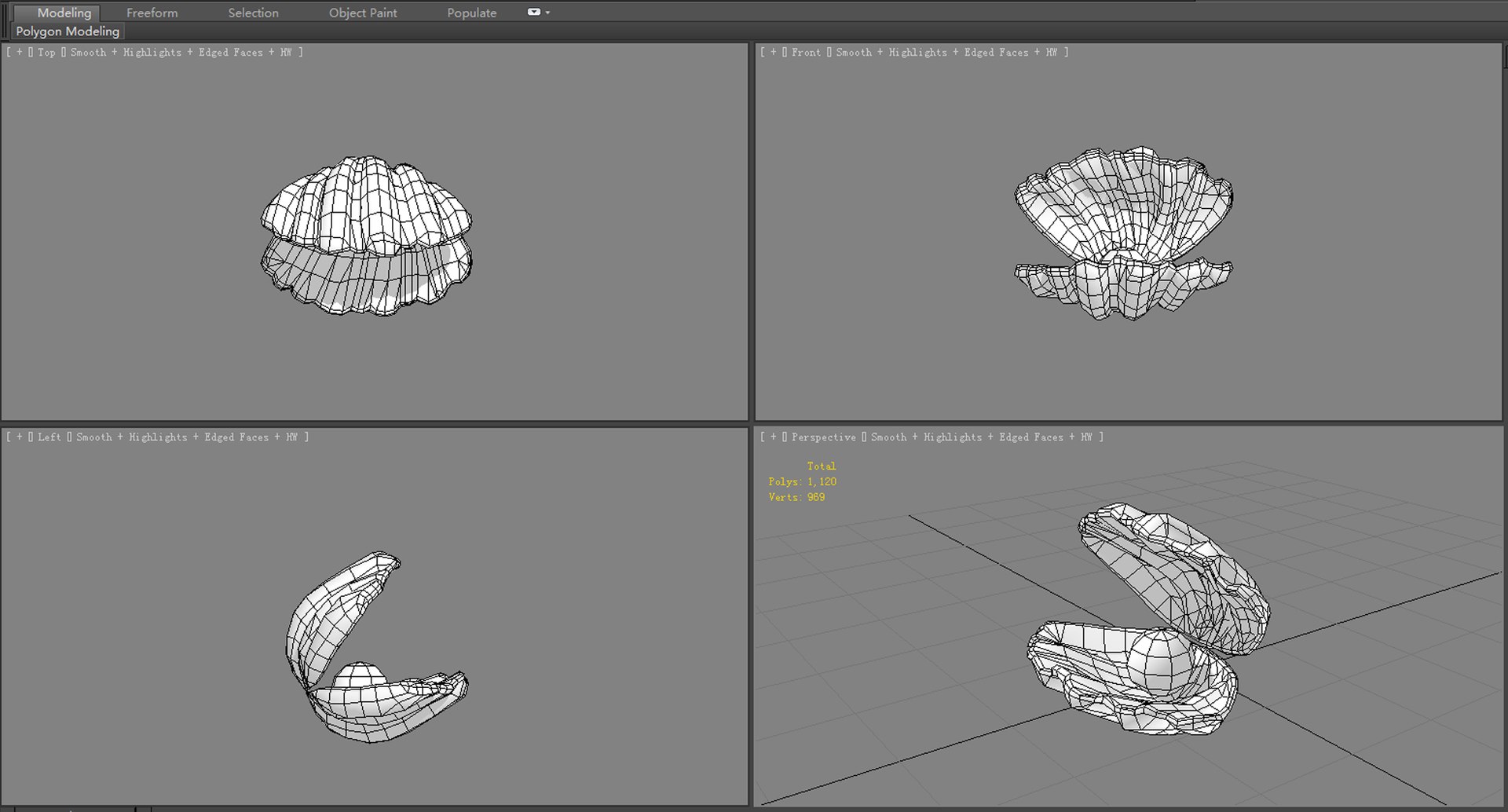 Pearls And Shells - Mussels 3D Model - TurboSquid 1732783