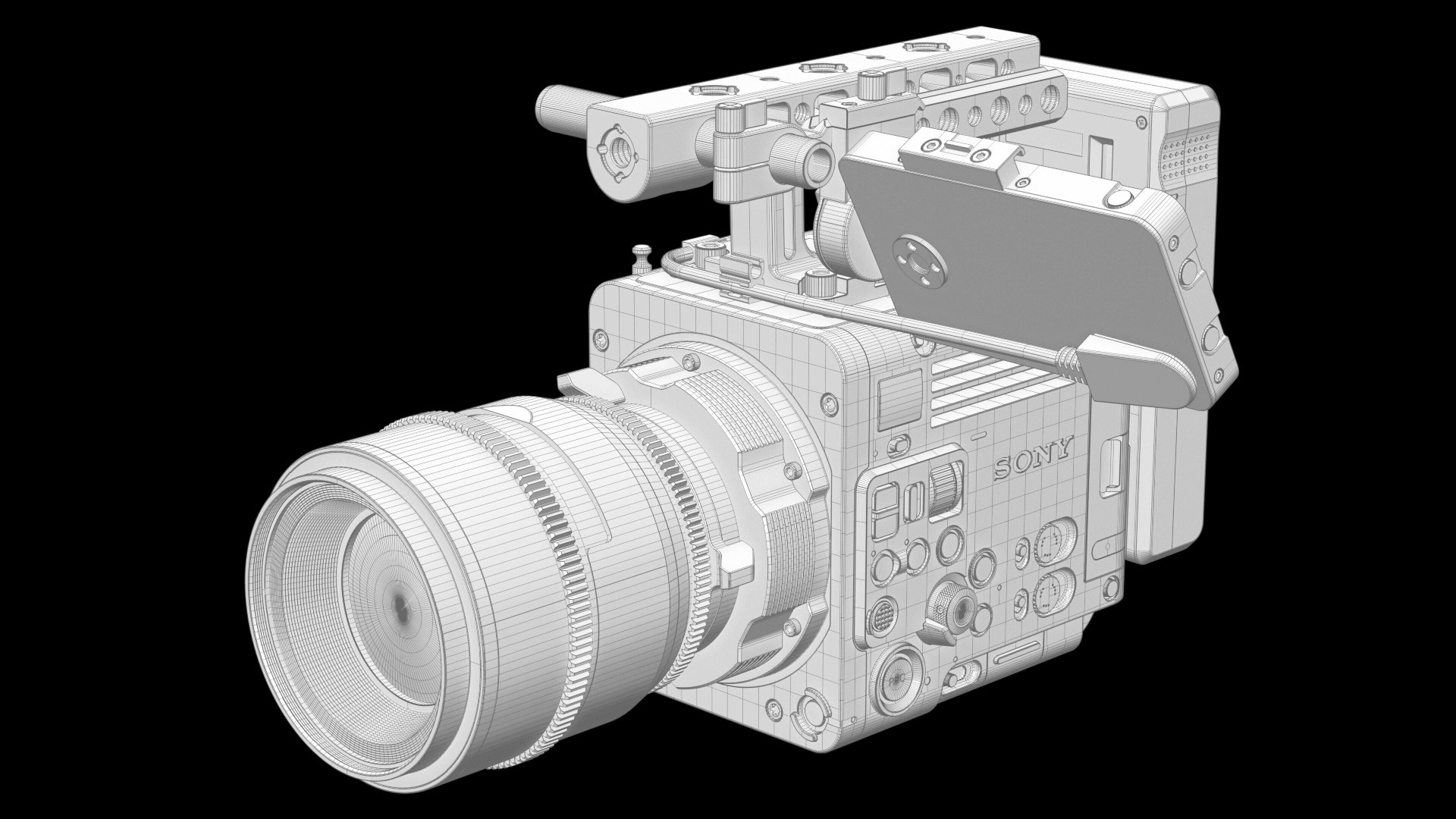 3D Sony Burano Movie Camera Model - TurboSquid 2274081