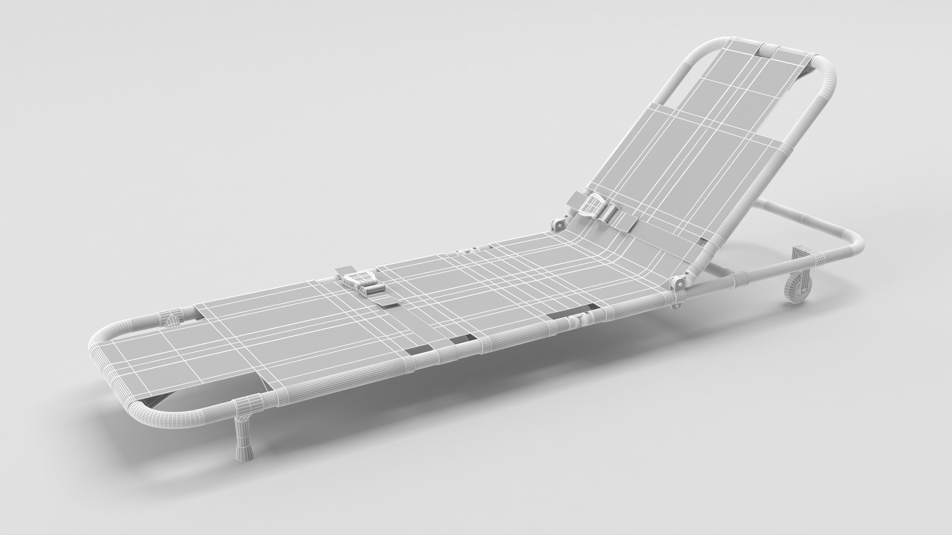 Ferno Model 9 Emergency Stretcher 3D Model - TurboSquid 1940677