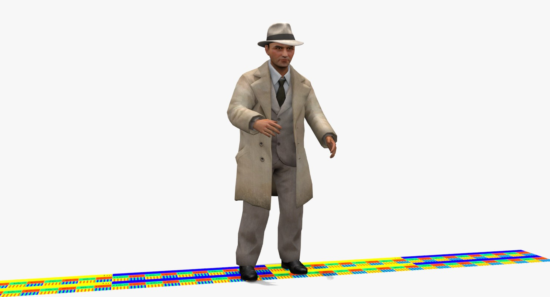 3D Character Detective Model - TurboSquid 1379269