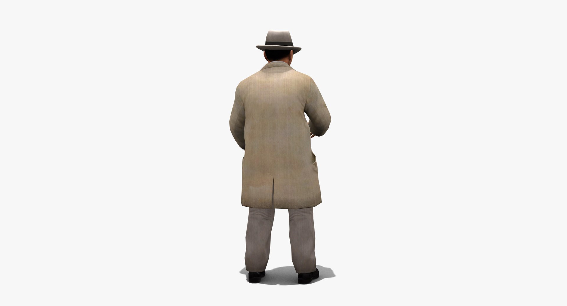 3D Character Detective Model - TurboSquid 1379269