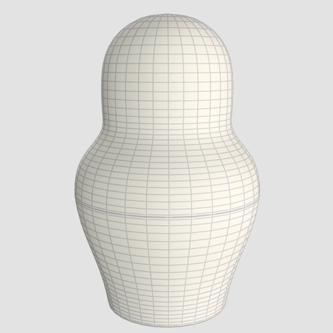 Russian Dolls 3d Model