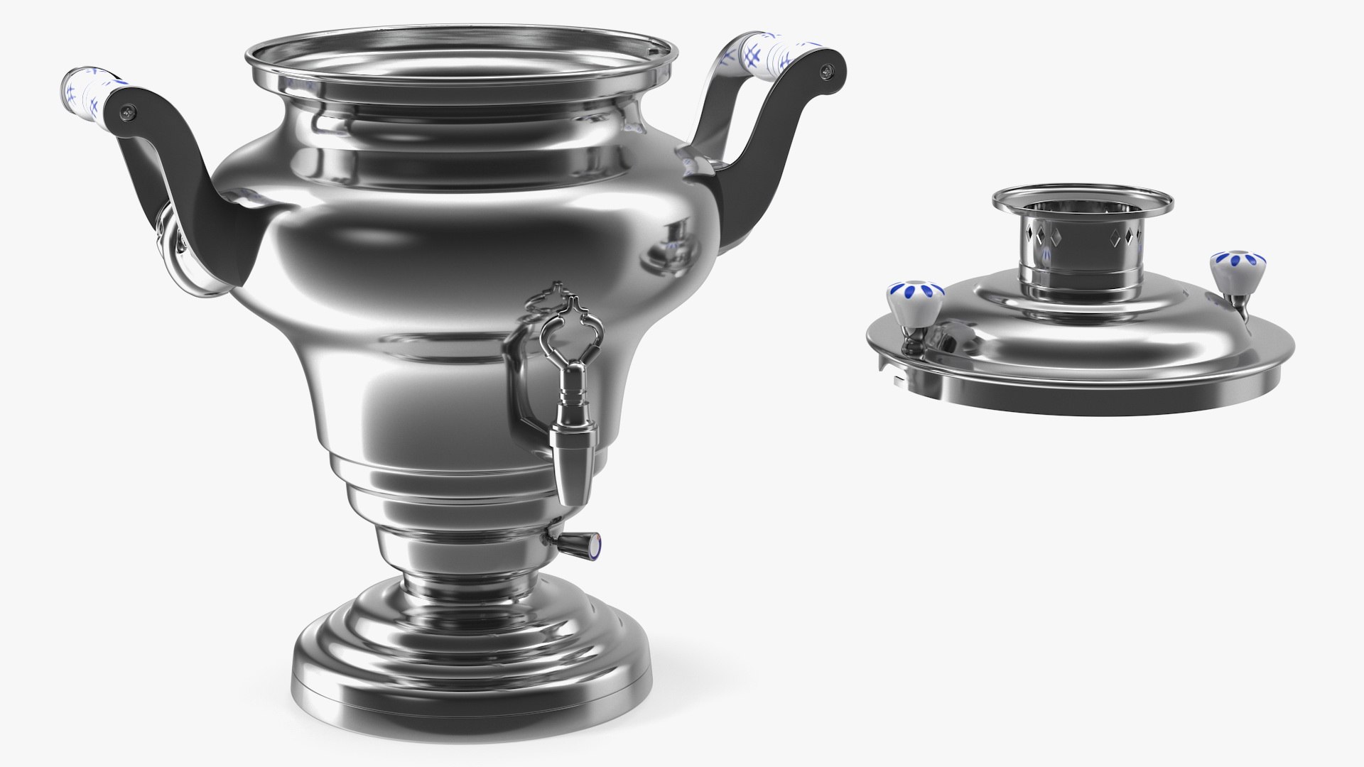 3D russian samovars 2 russia model - TurboSquid 1691717