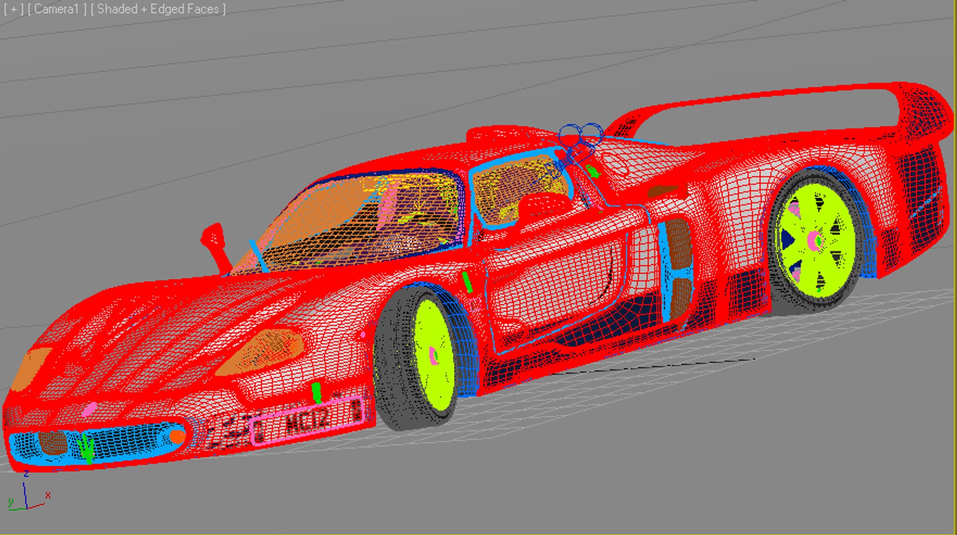 3d Maserati Mc12 2004 Model