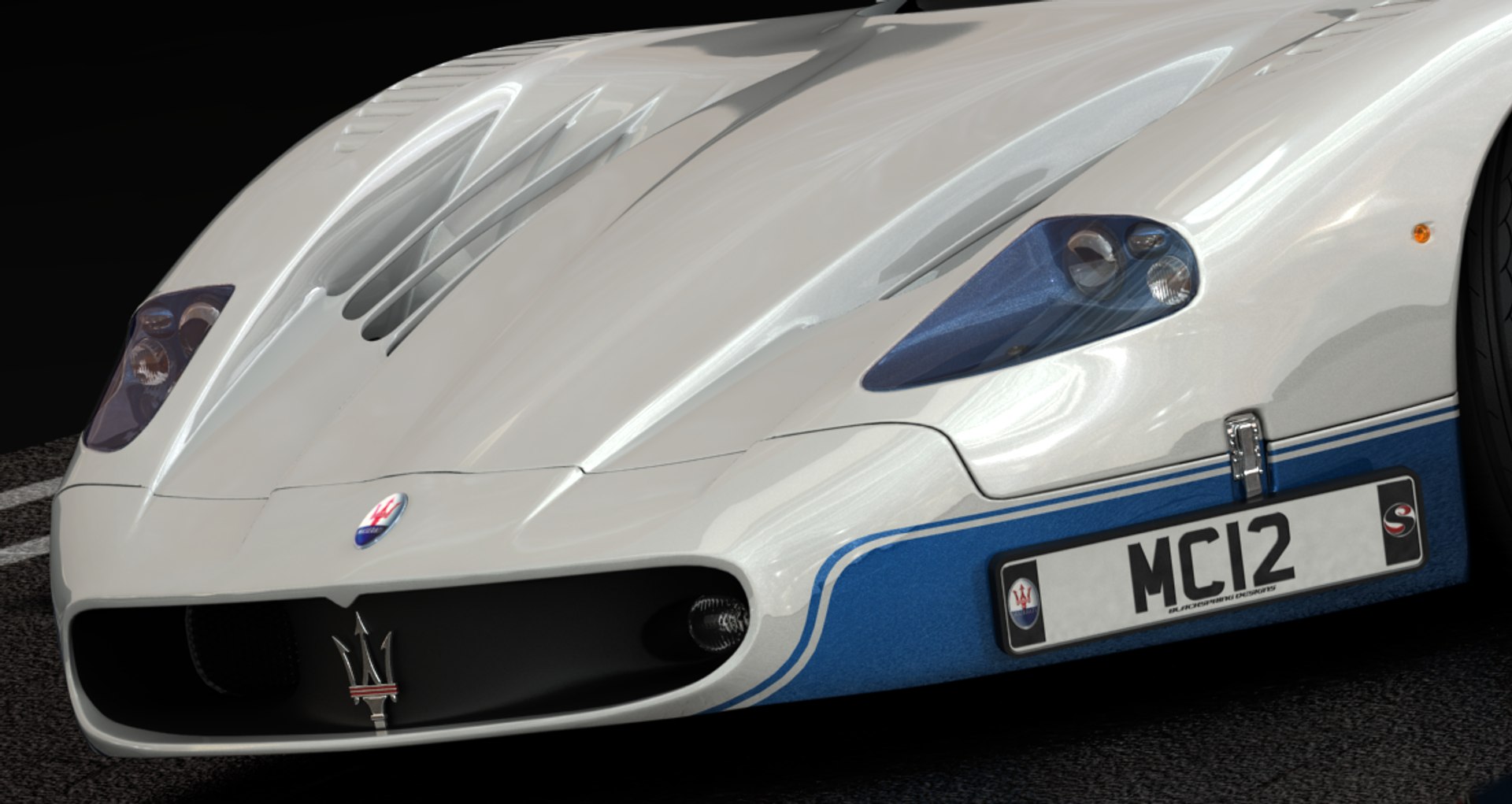 3d Maserati Mc12 2004 Model