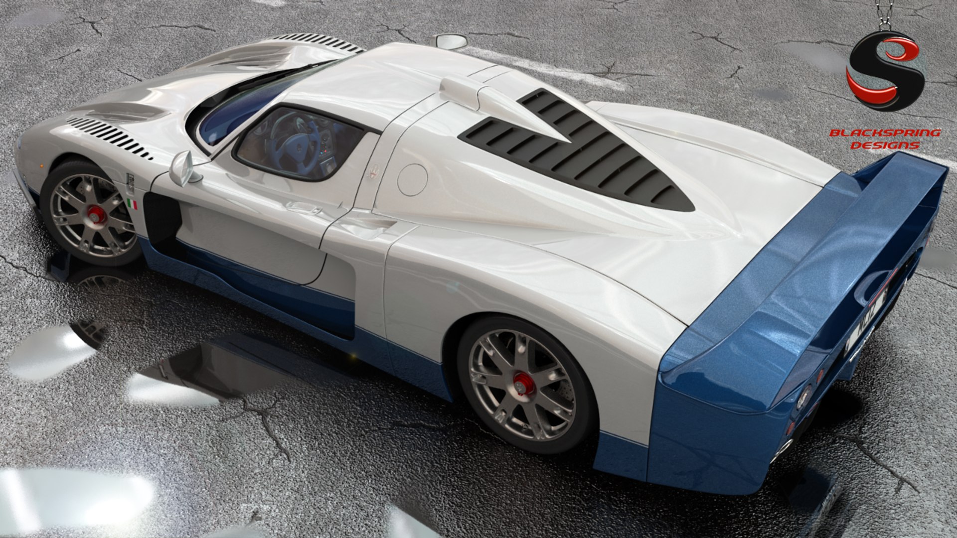 3d Maserati Mc12 2004 Model