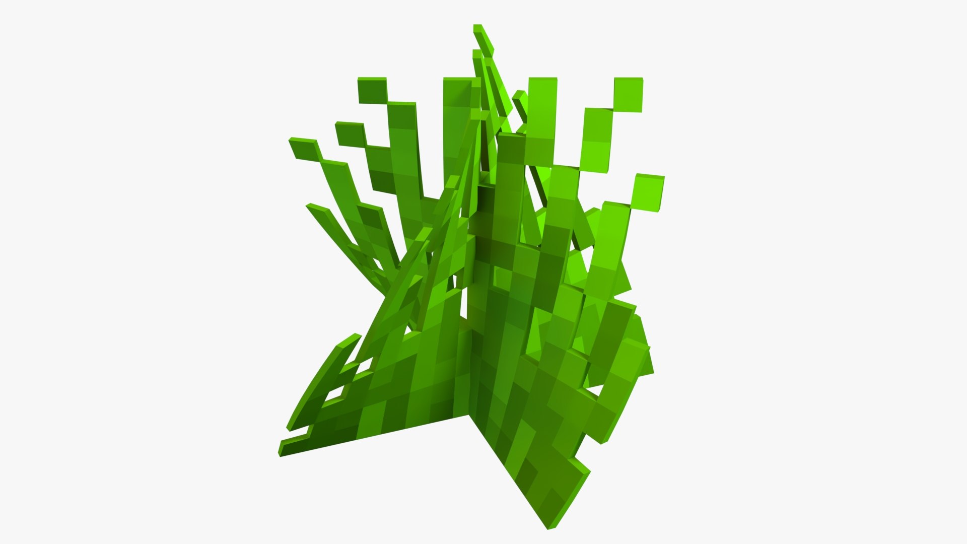 3D Minecraft Grass - TurboSquid 1829431