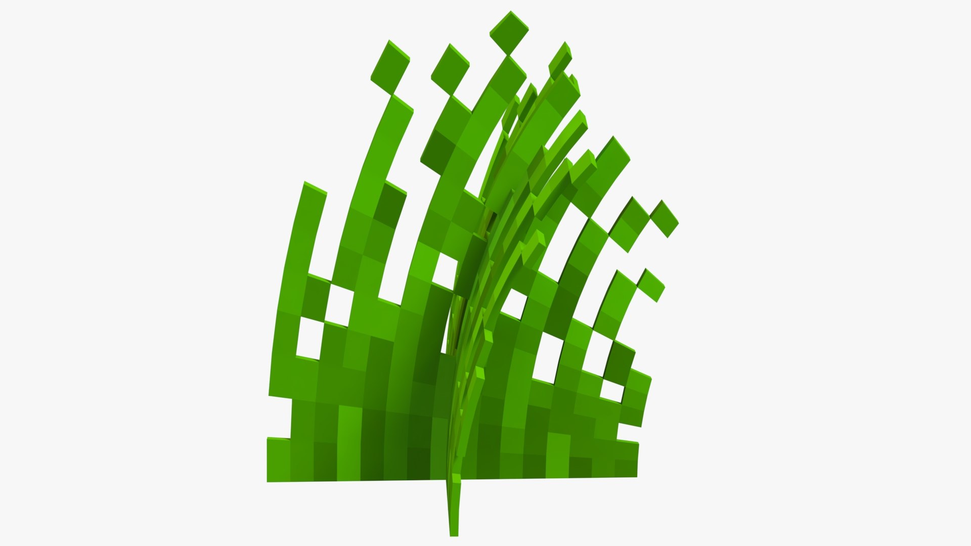 3D Minecraft Grass - TurboSquid 1829431