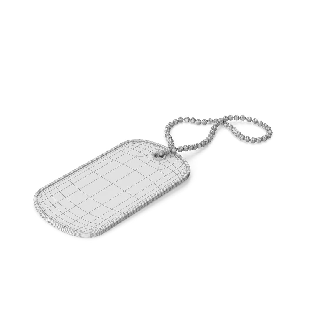 3D Model Rusty Dog Tag - TurboSquid 2229228