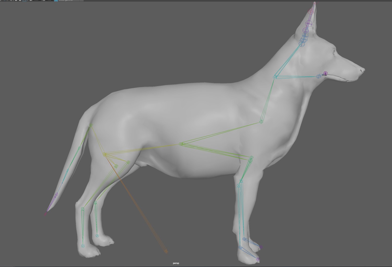 3D Model German Shepherd - Dog Rig - TurboSquid 1884771