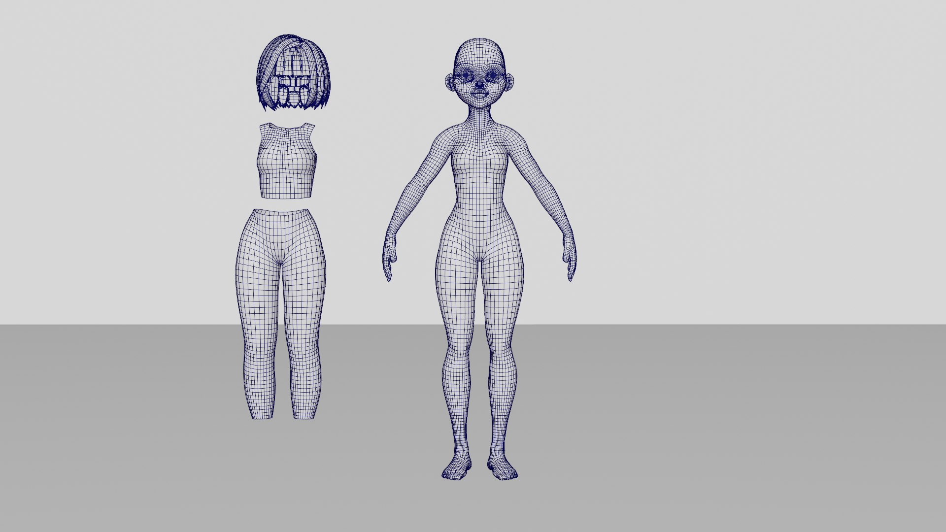 Stylized 3d Girl 3D Model - TurboSquid 2319073