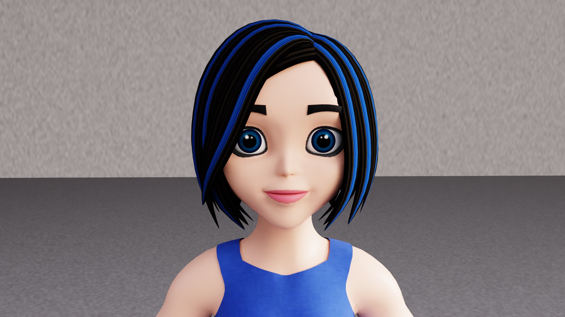 Stylized 3d Girl 3D Model - TurboSquid 2319073