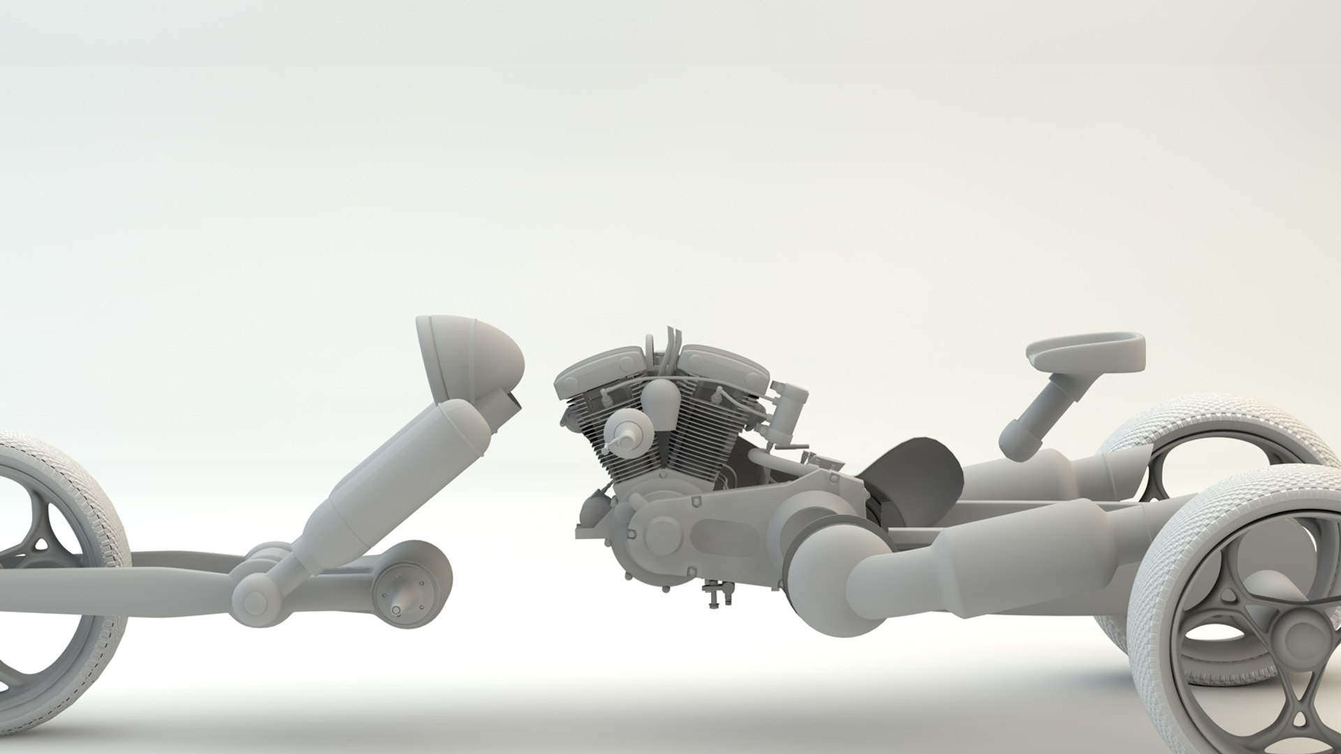 Concept Motorcycle 3d C4d