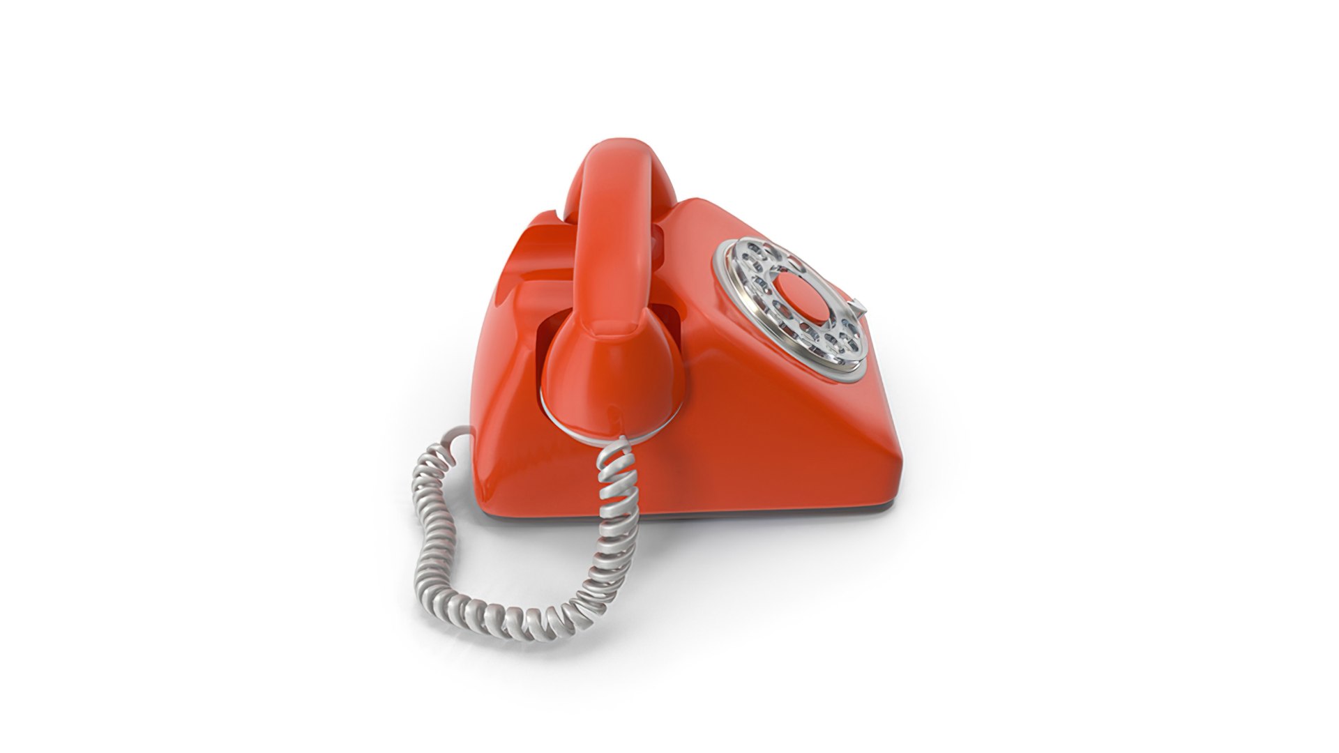 3D Rotary Dial Phone Model - TurboSquid 2100424