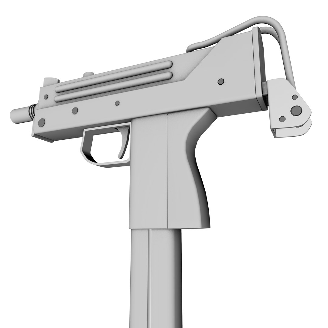 Mac11 Modern 3d Model