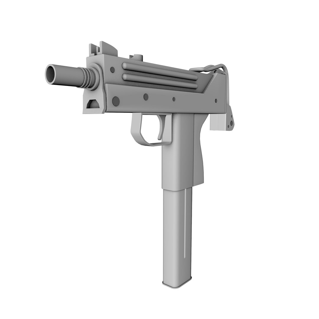 Mac11 Modern 3d Model