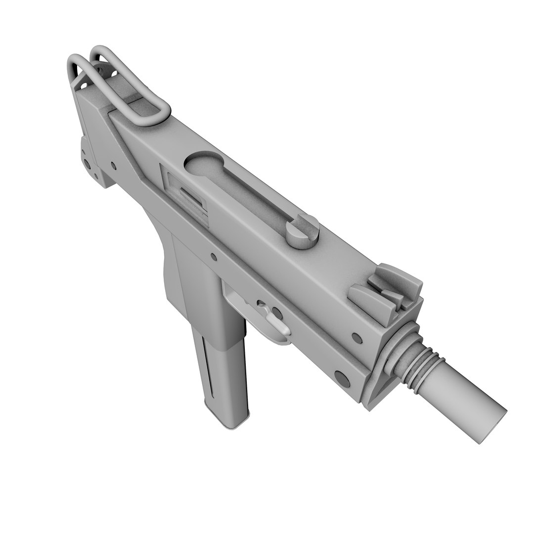 Mac11 Modern 3d Model