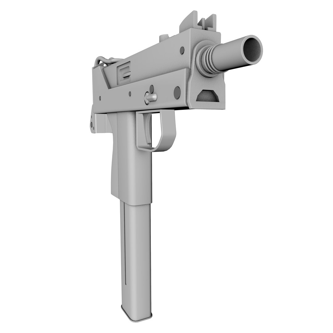 Mac11 Modern 3d Model