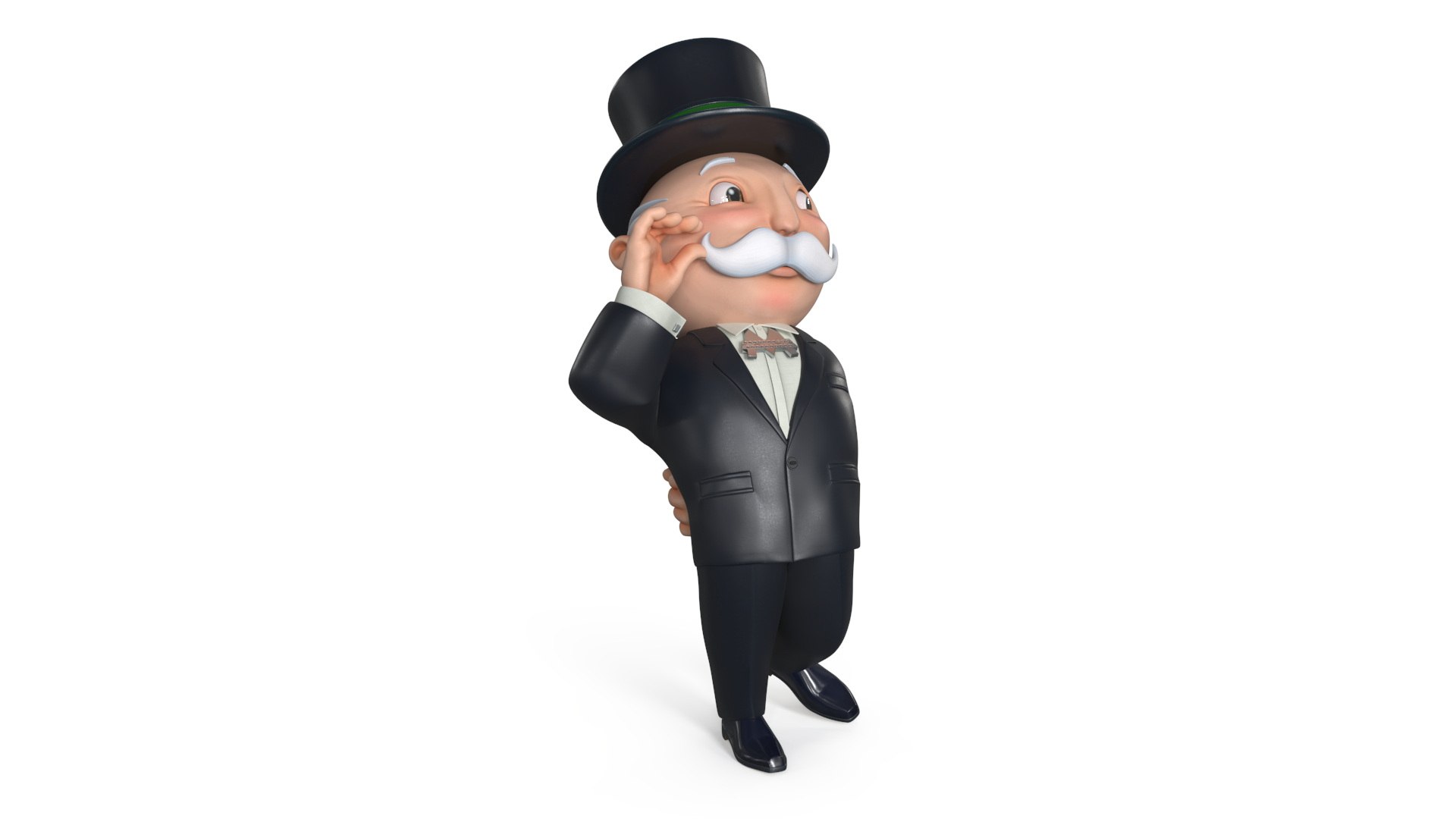 Mr Monopoly Mascot Rigged 3D Model - TurboSquid 2276814