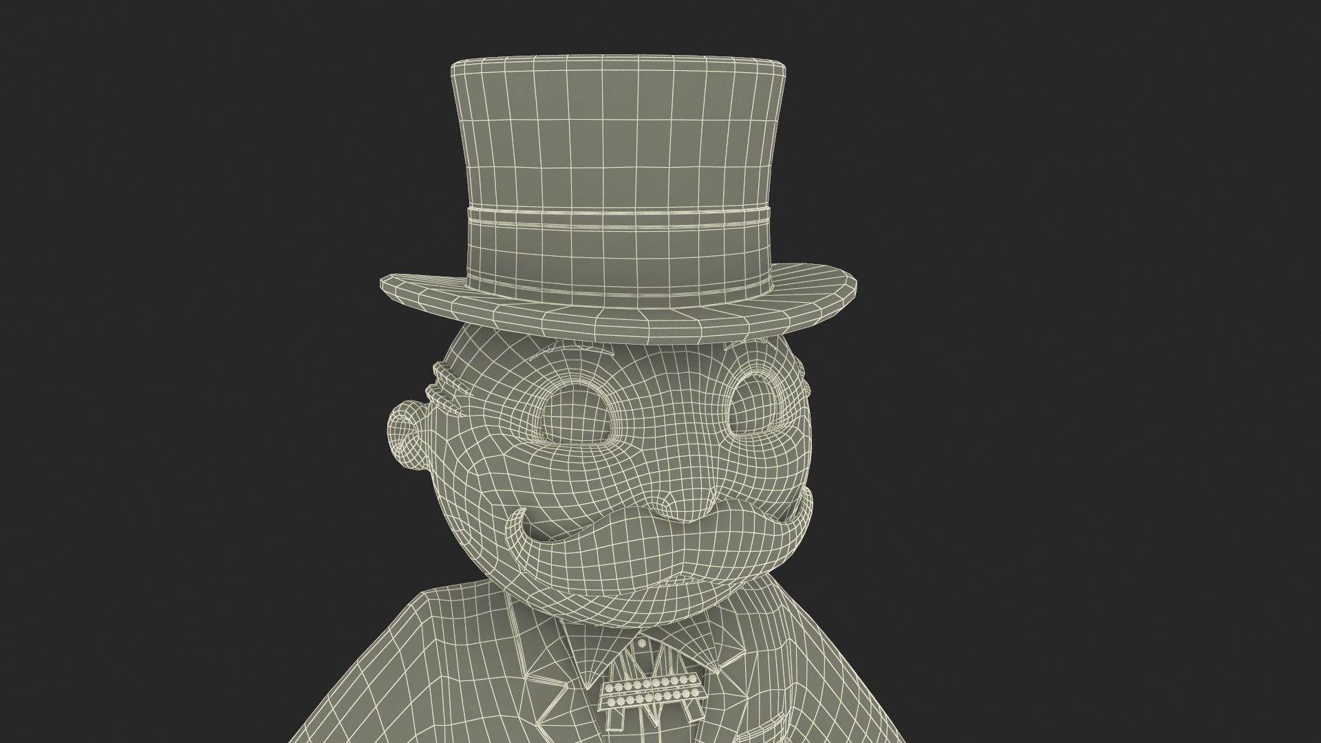 Mr Monopoly Mascot Rigged 3D Model - TurboSquid 2276814