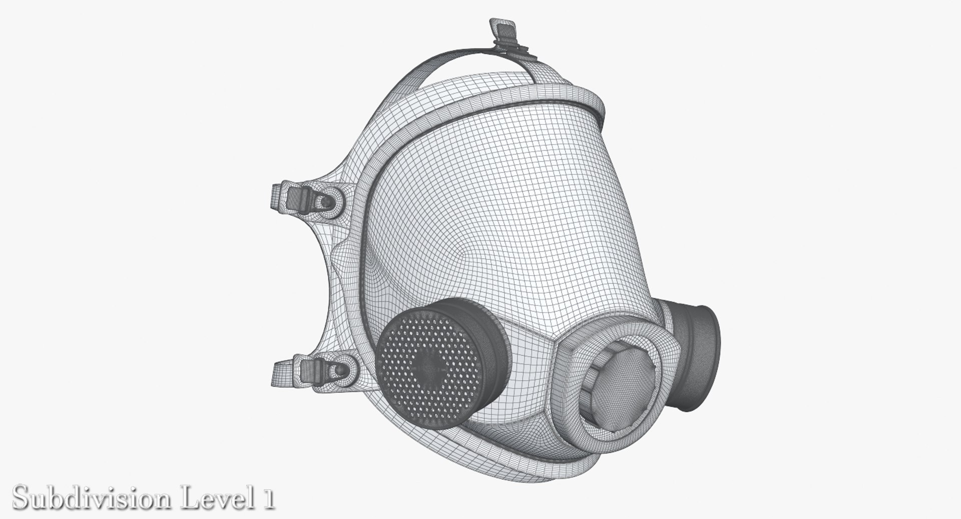 Gas Mask 3D Model - TurboSquid 1254136