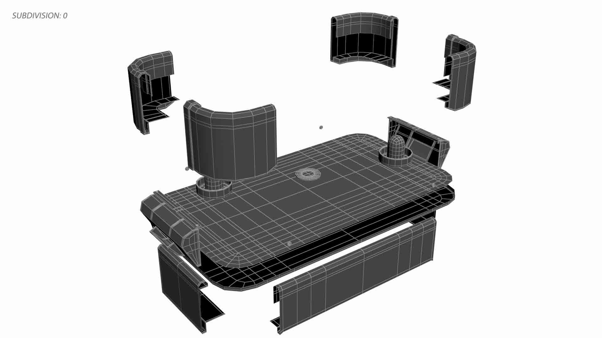 3D Air Hockey Table model - TurboSquid 1894968