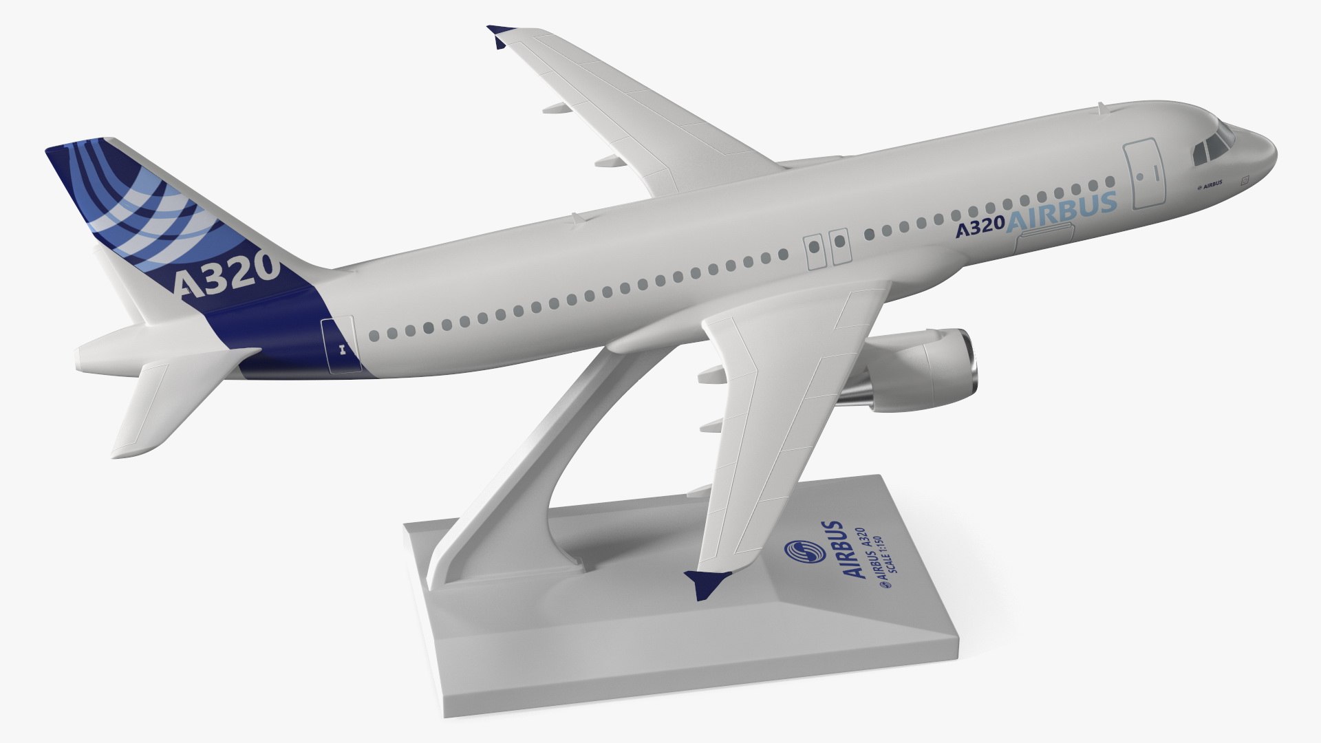 3D Airbus A320 Scale Model with Stand model - TurboSquid 1771393