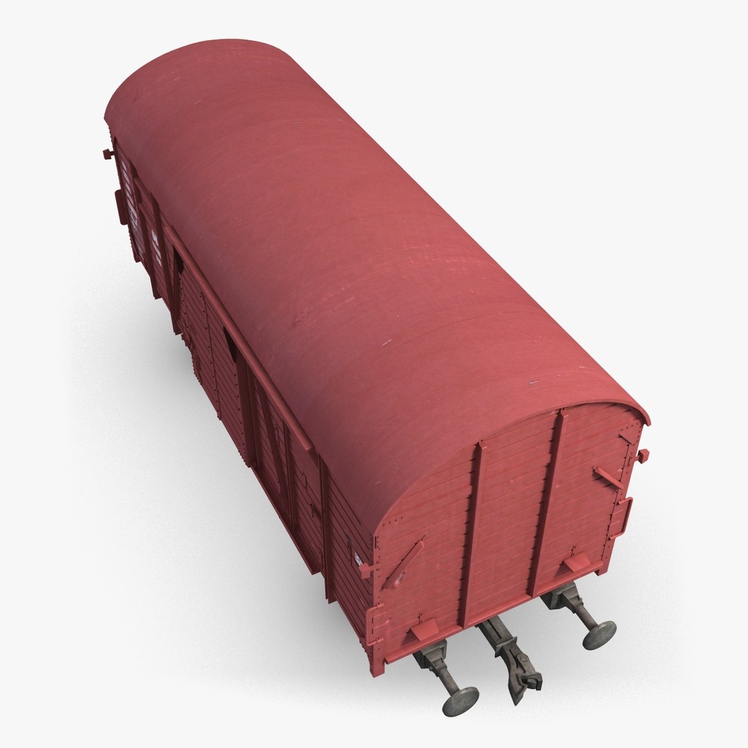 Cargo Train Wagon 3d Max