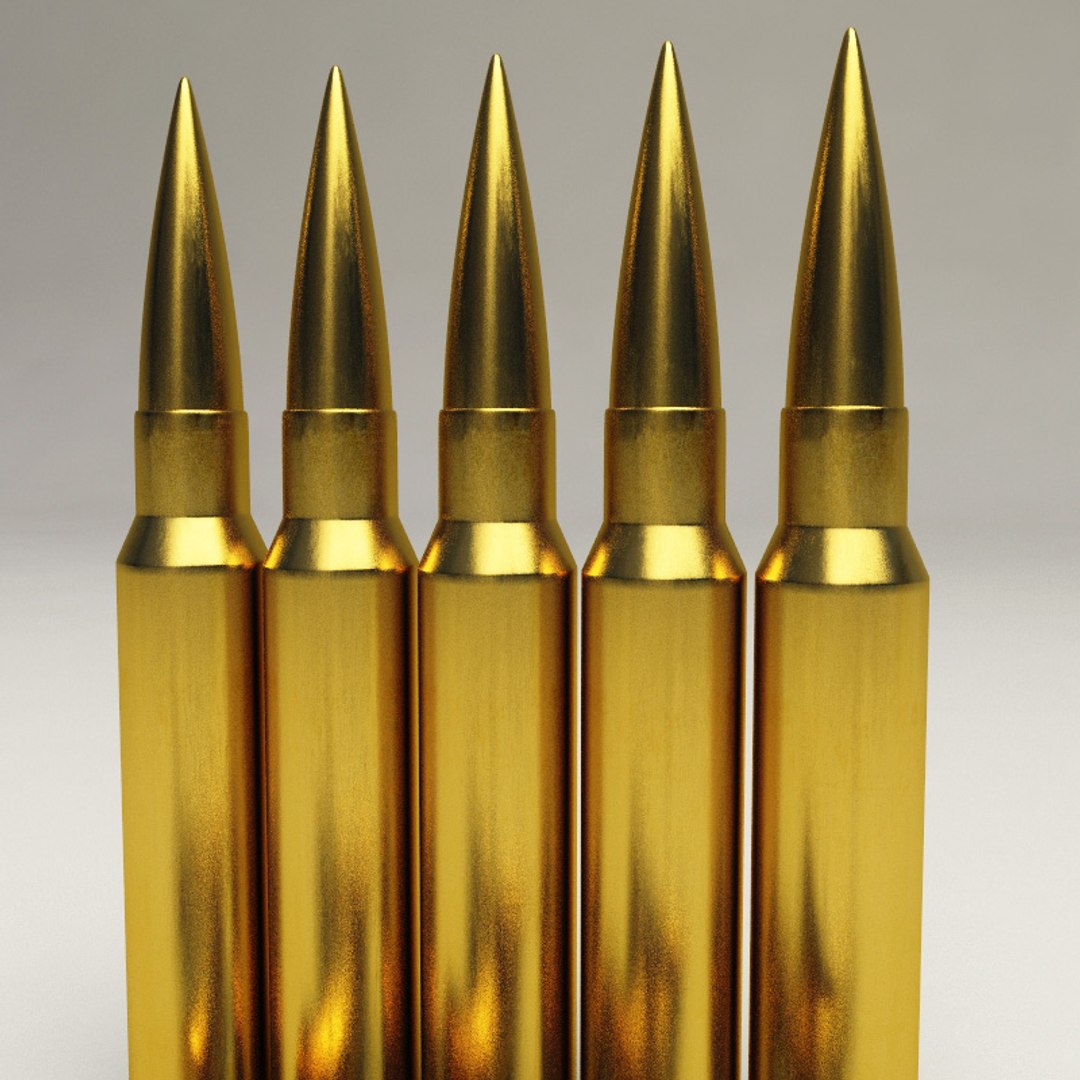 3d Model Cartridge 408 Cheytac