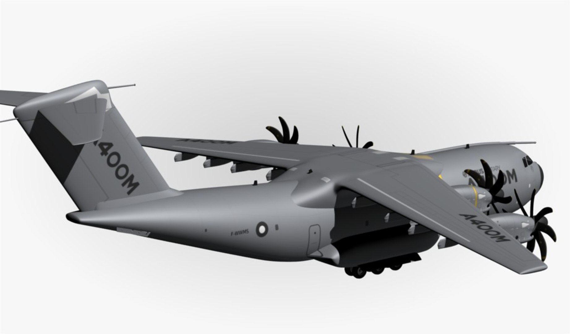 3d Model Airbus A400m Grizzly