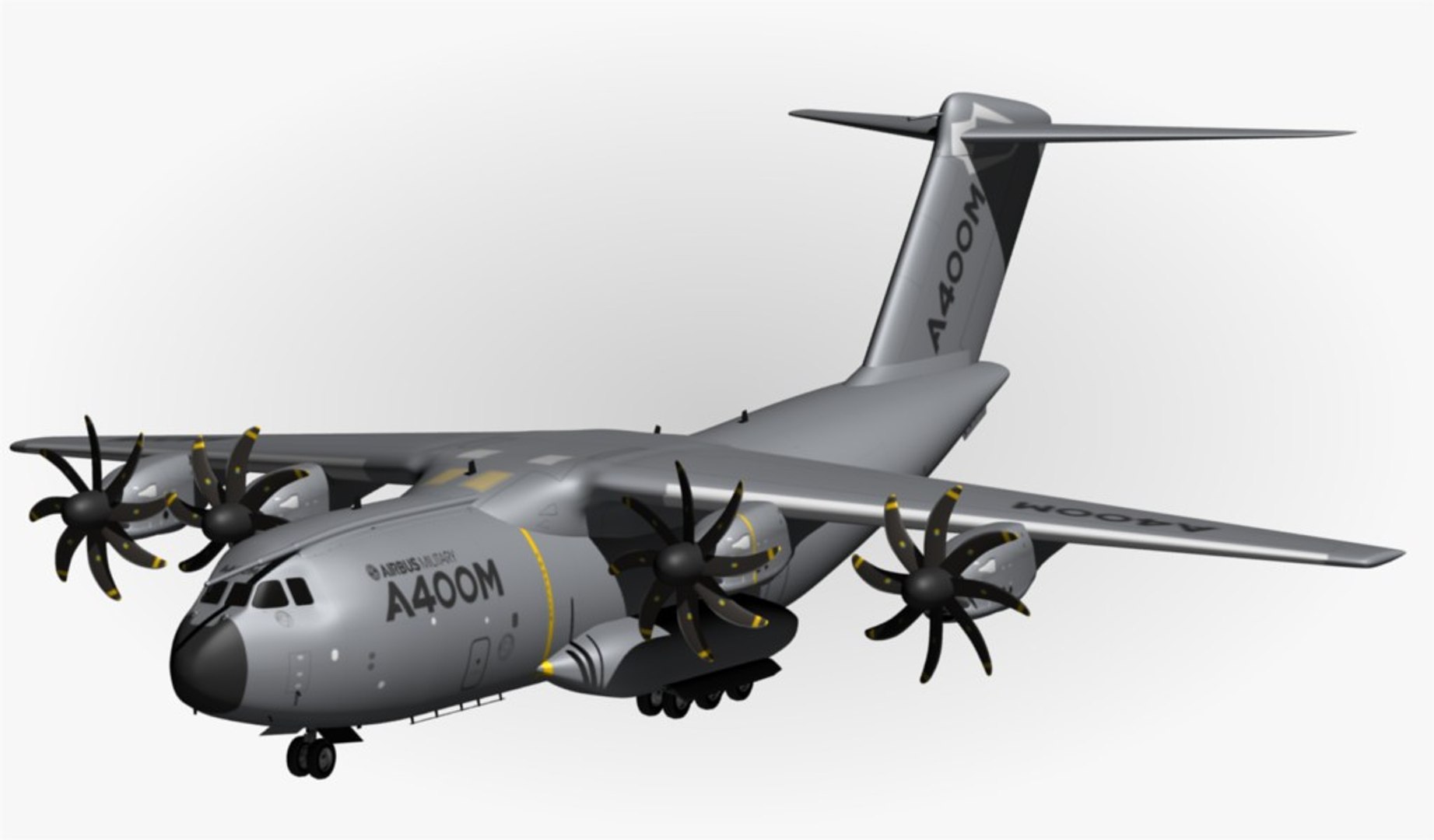 3d Model Airbus A400m Grizzly