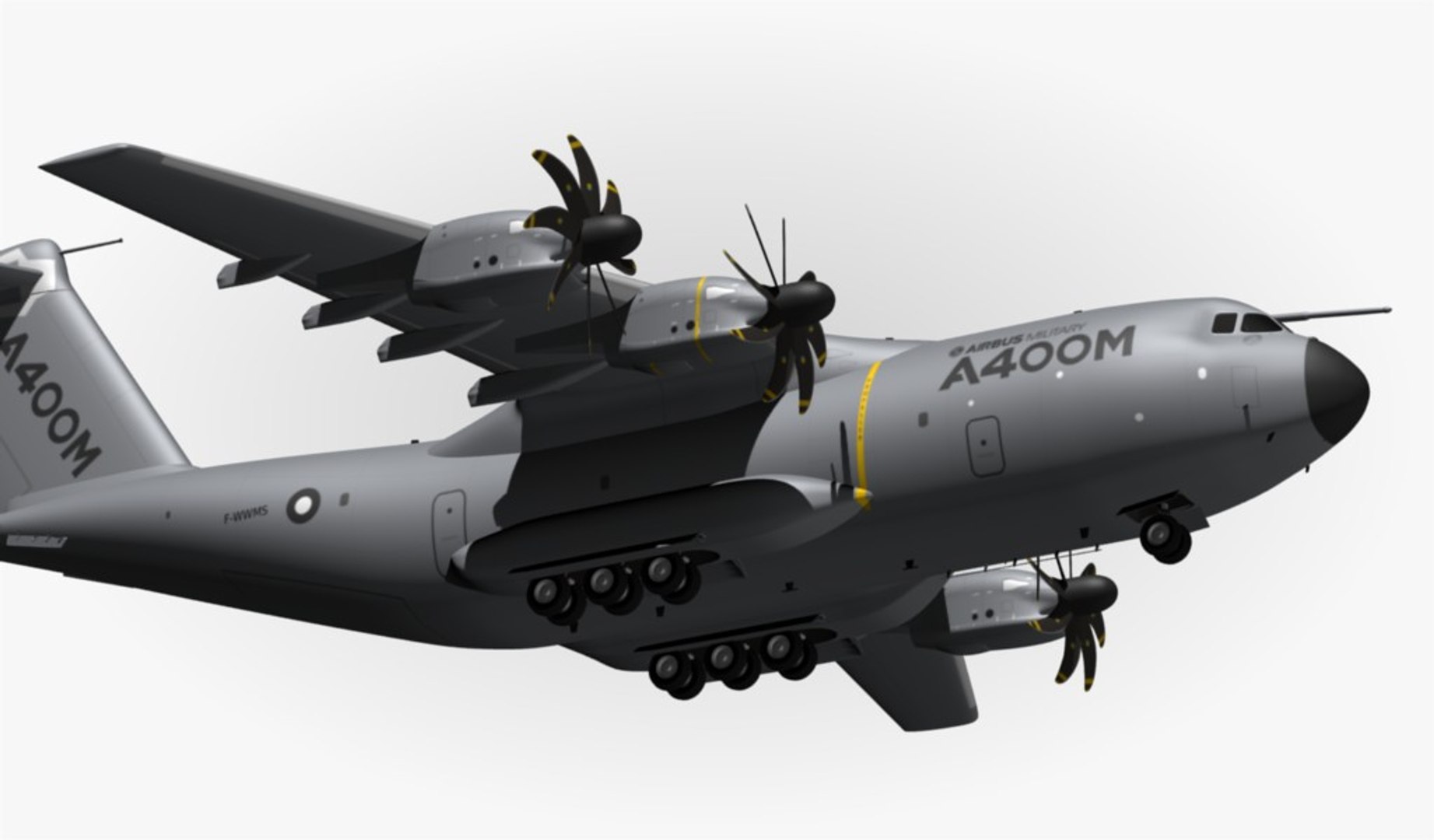 3d Model Airbus A400m Grizzly