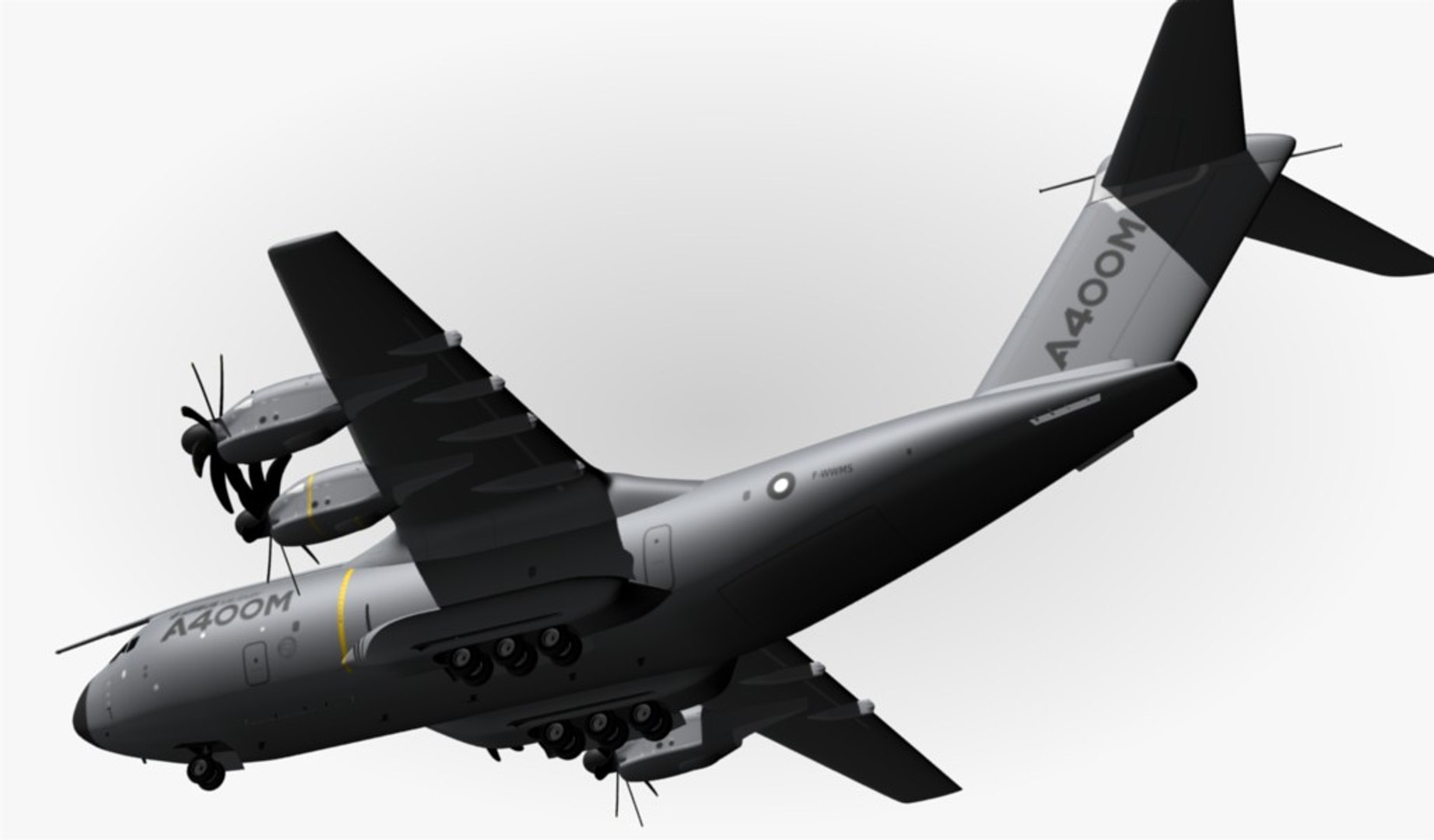 3d Model Airbus A400m Grizzly