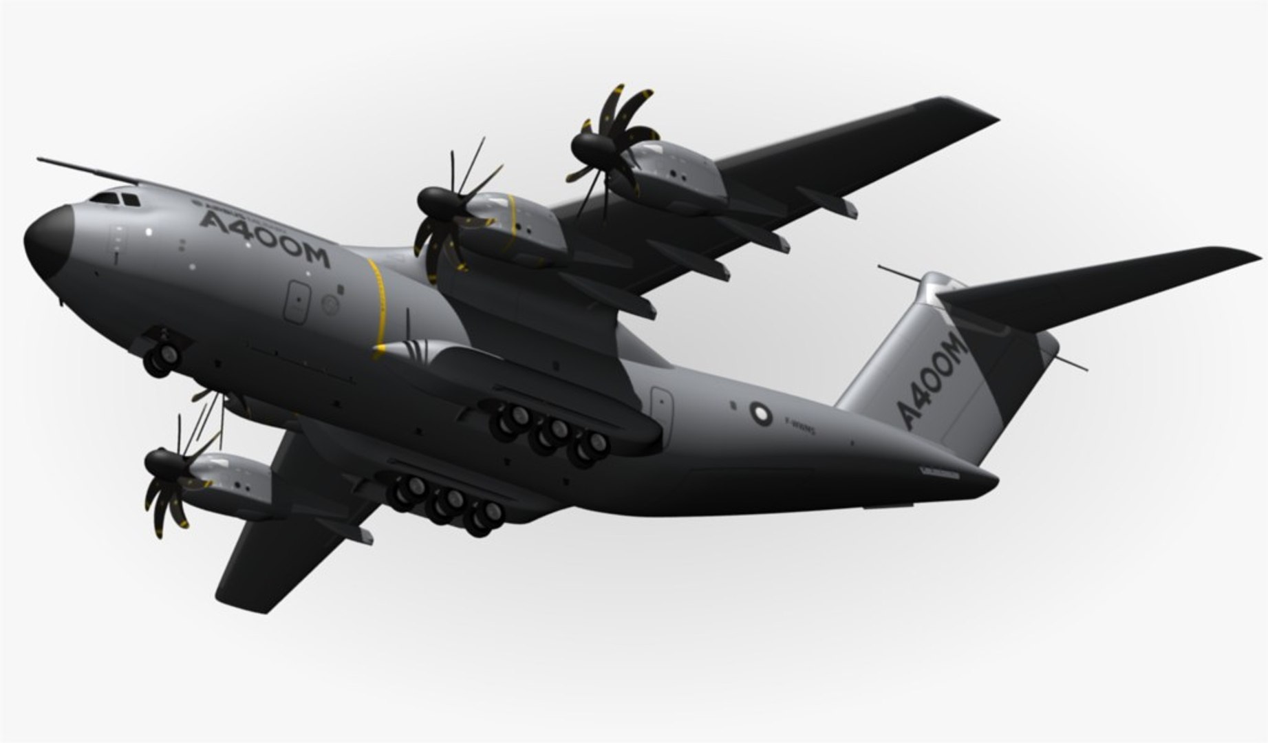 3d Model Airbus A400m Grizzly