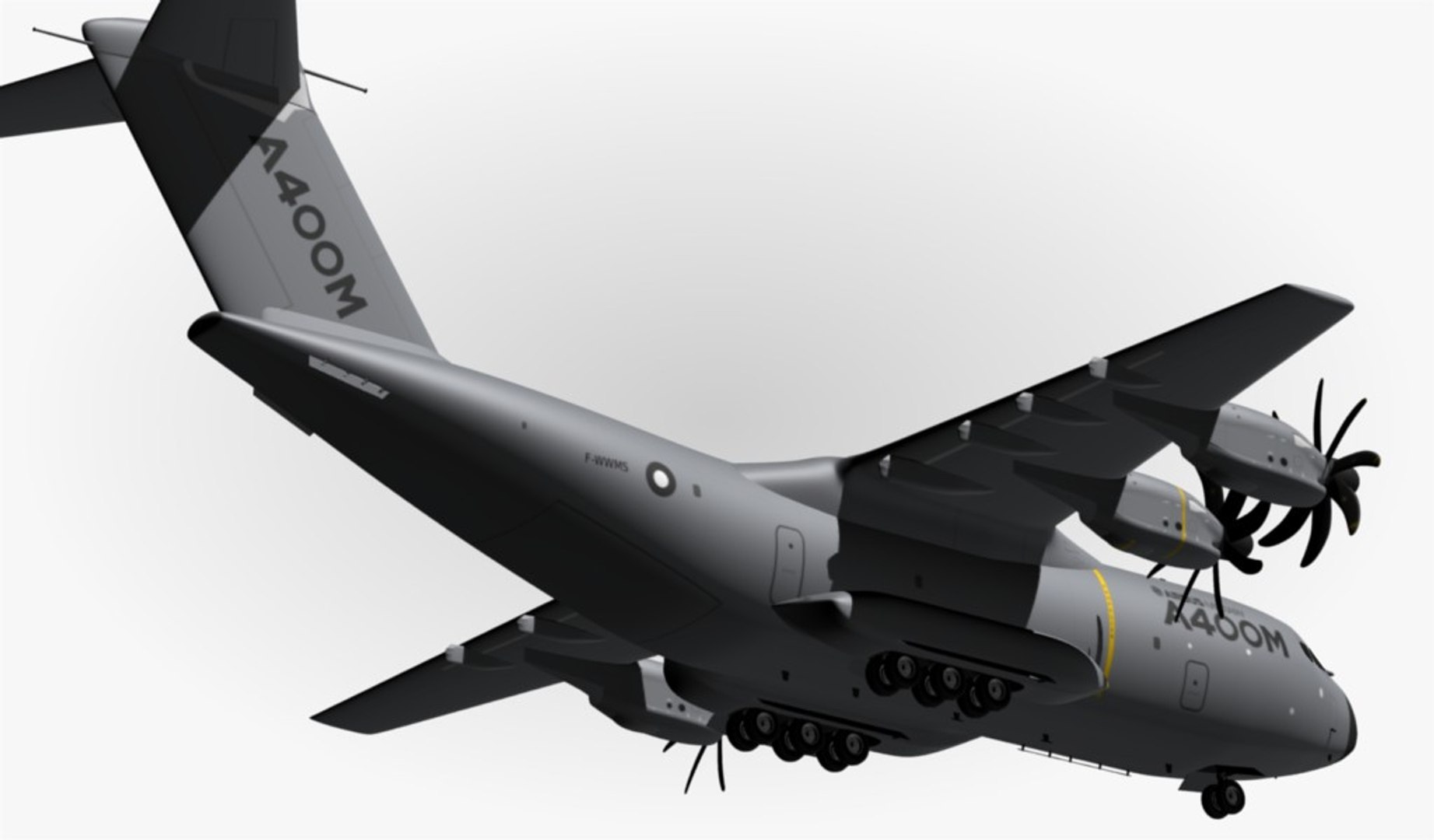 3d Model Airbus A400m Grizzly