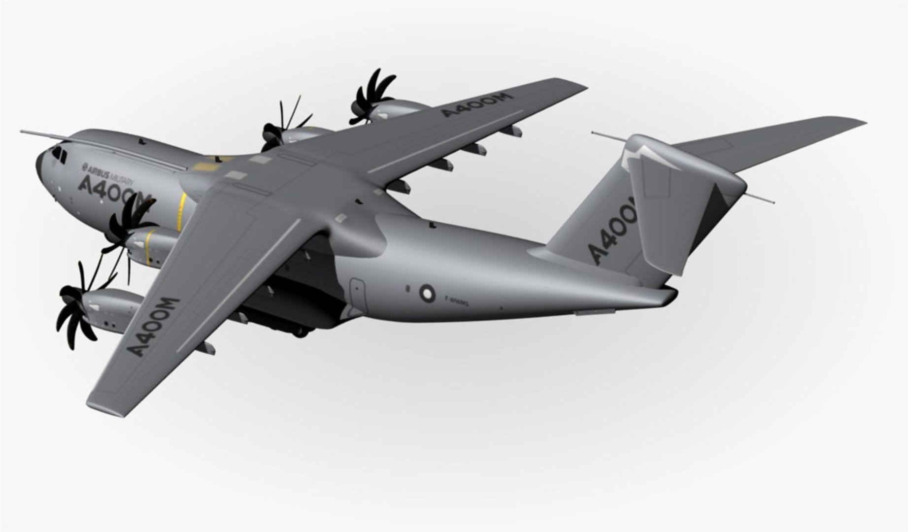 3d Model Airbus A400m Grizzly