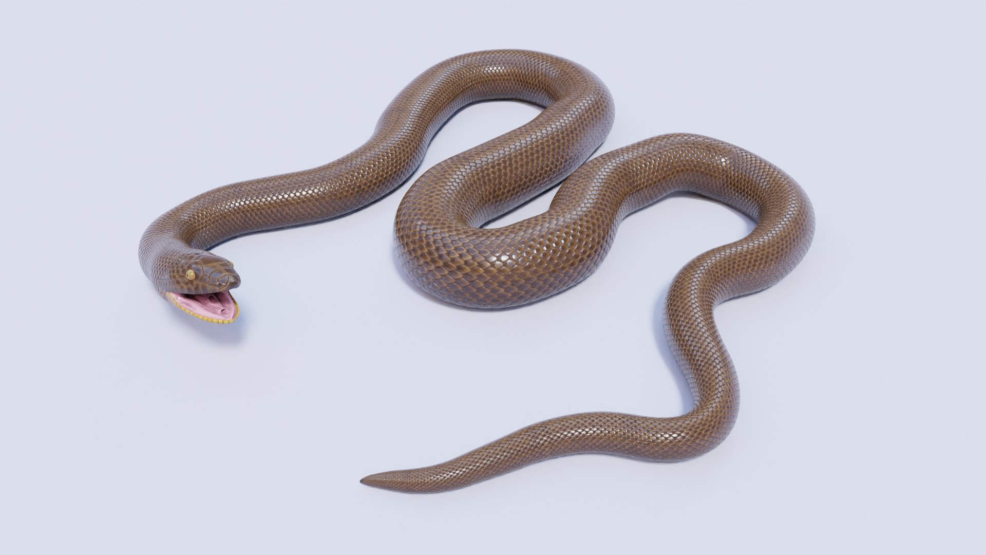 3D Rigged Rubber Boa Model - TurboSquid 1952294