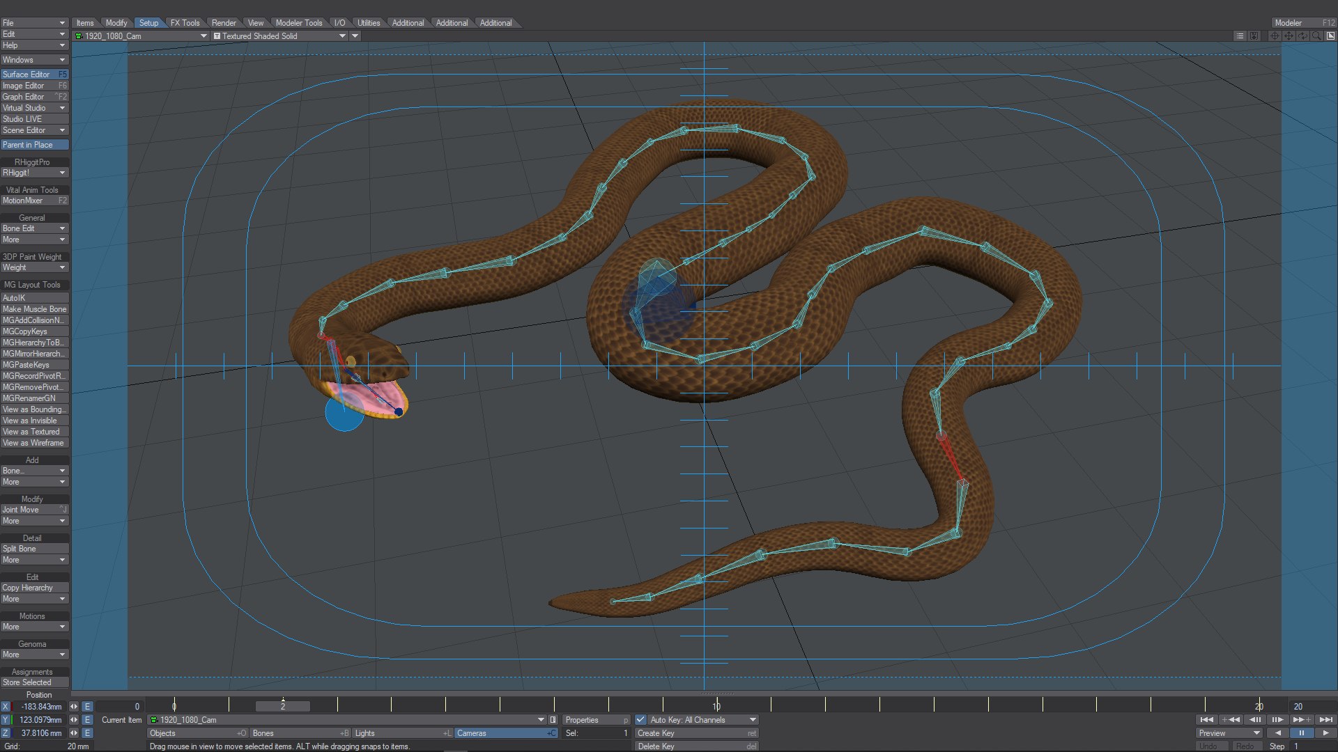 3D Rigged Rubber Boa Model - TurboSquid 1952294