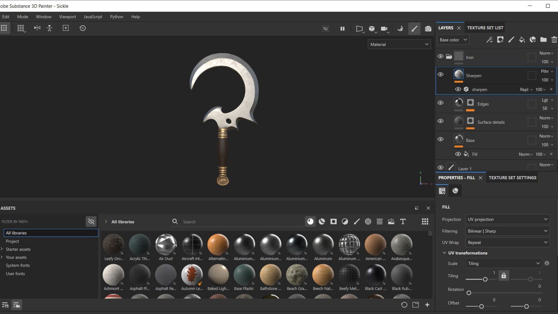 Storm Sickle 3D Model - TurboSquid 2421543