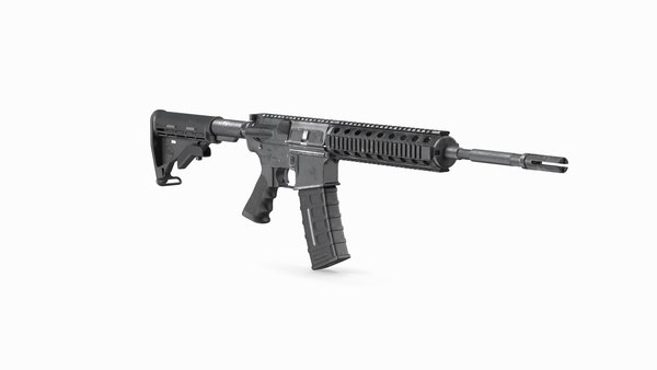 modelo 3d Rifle táctico AR-15 - TurboSquid 2212267