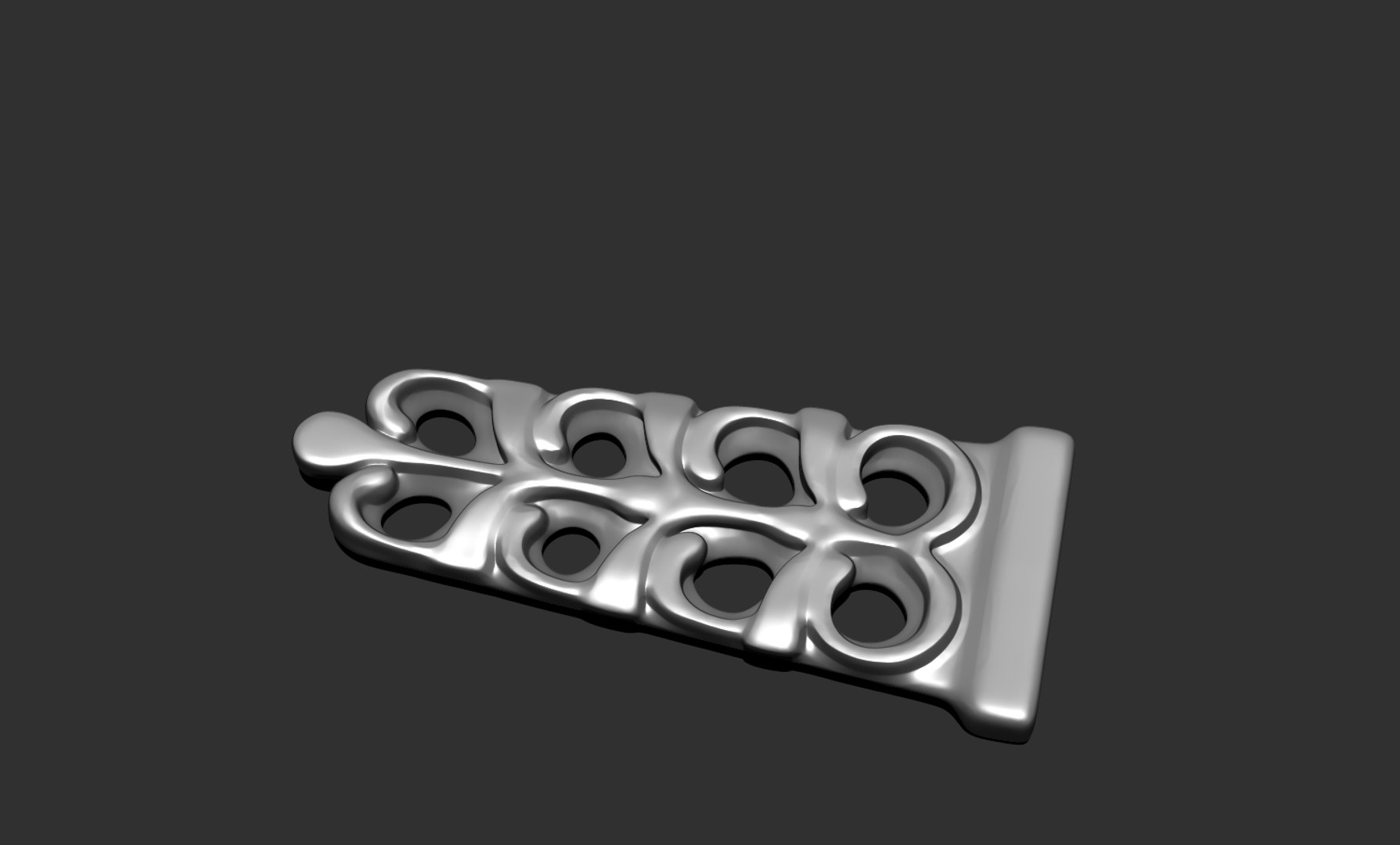 Belt Buckle 3d 3ds