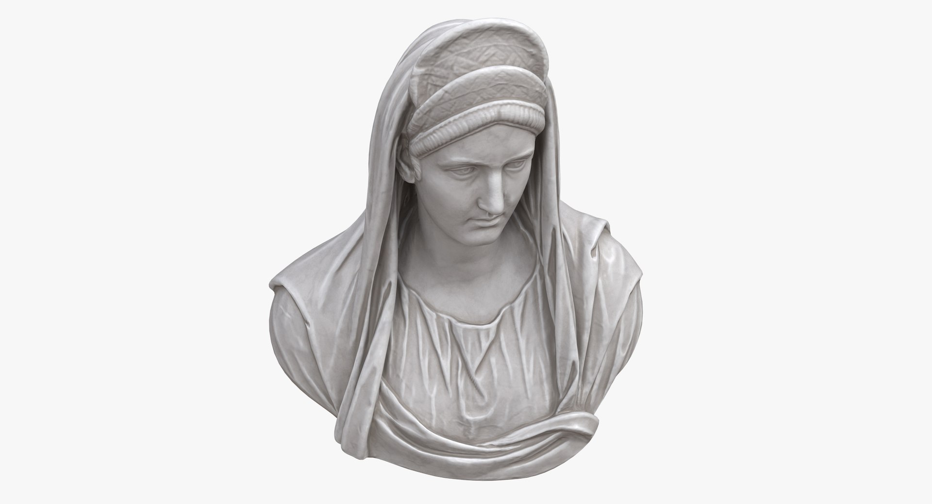 3D Salonia Matidia Bust Model - TurboSquid 1477550