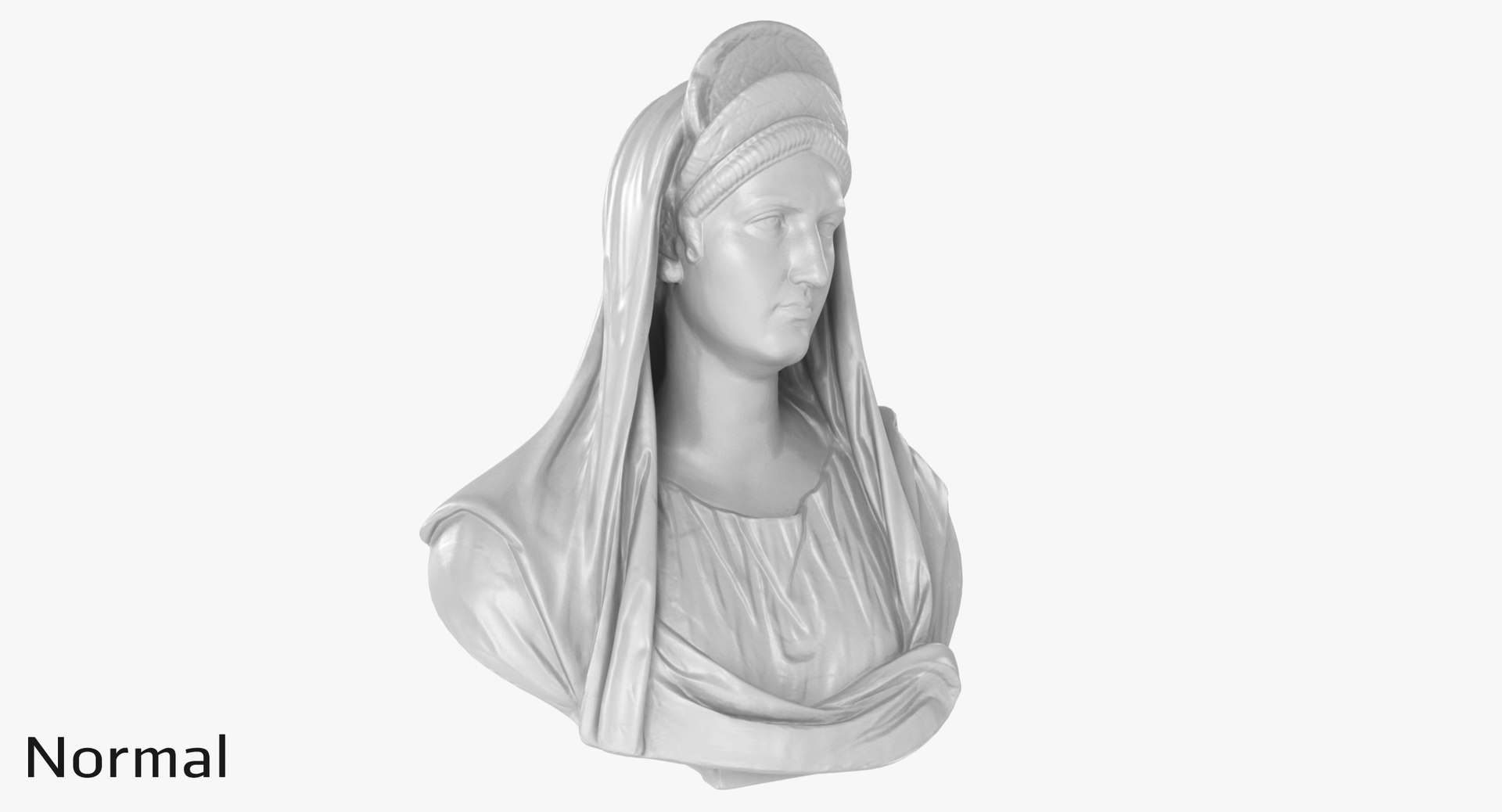 3D salonia matidia bust model - TurboSquid 1477550
