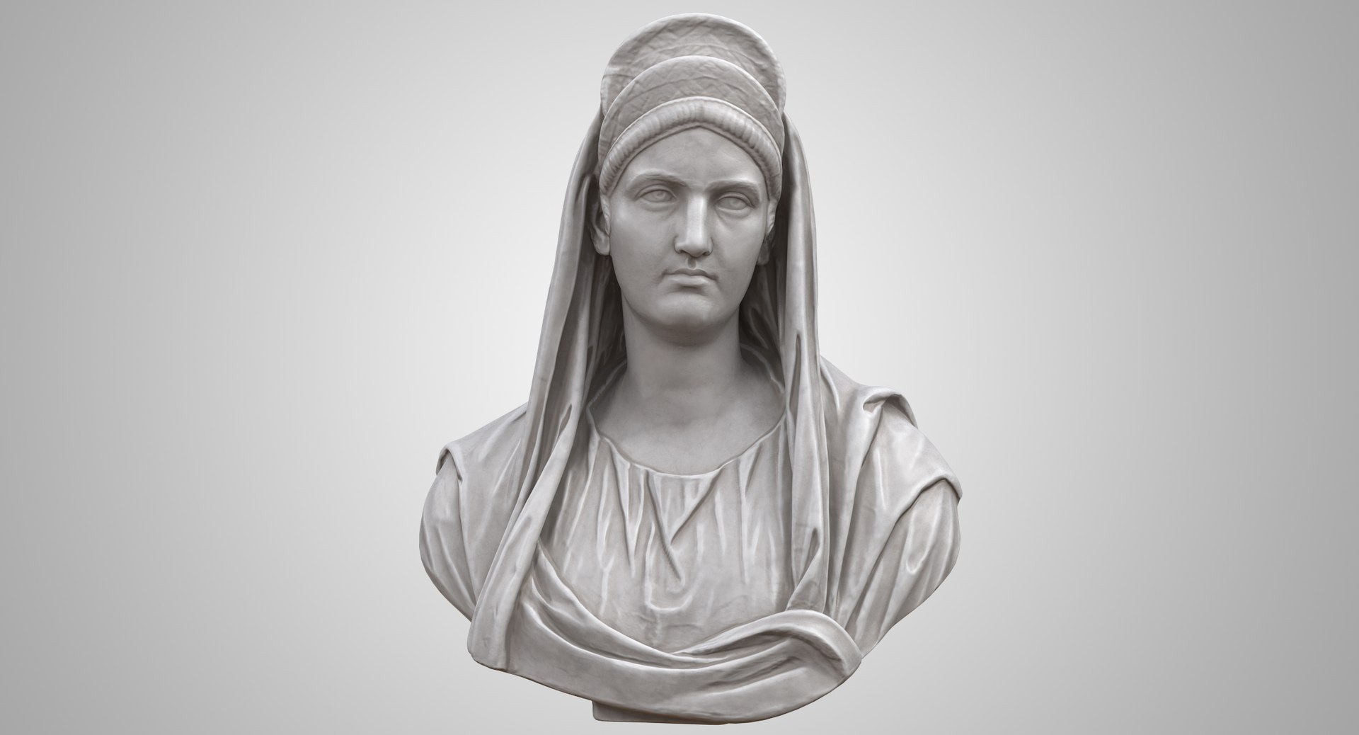 3D salonia matidia bust model - TurboSquid 1477550