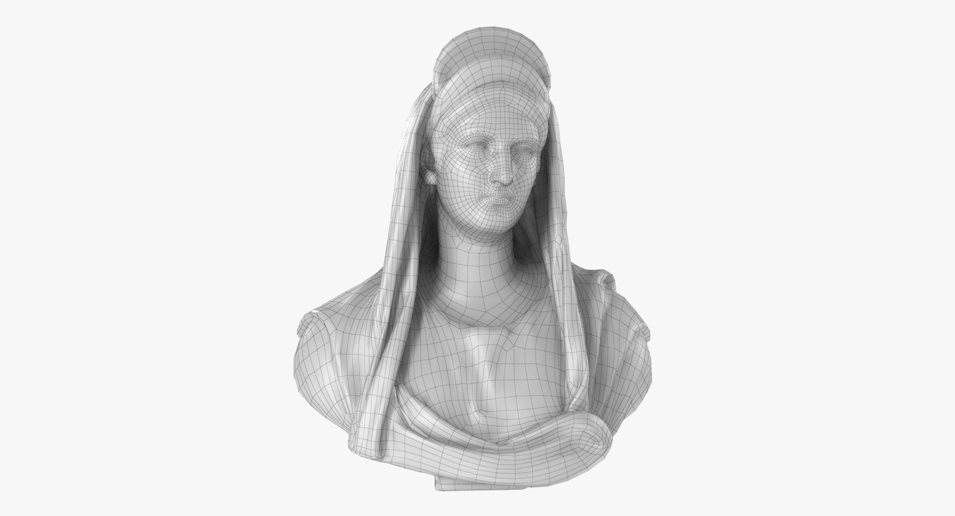 3D salonia matidia bust model - TurboSquid 1477550