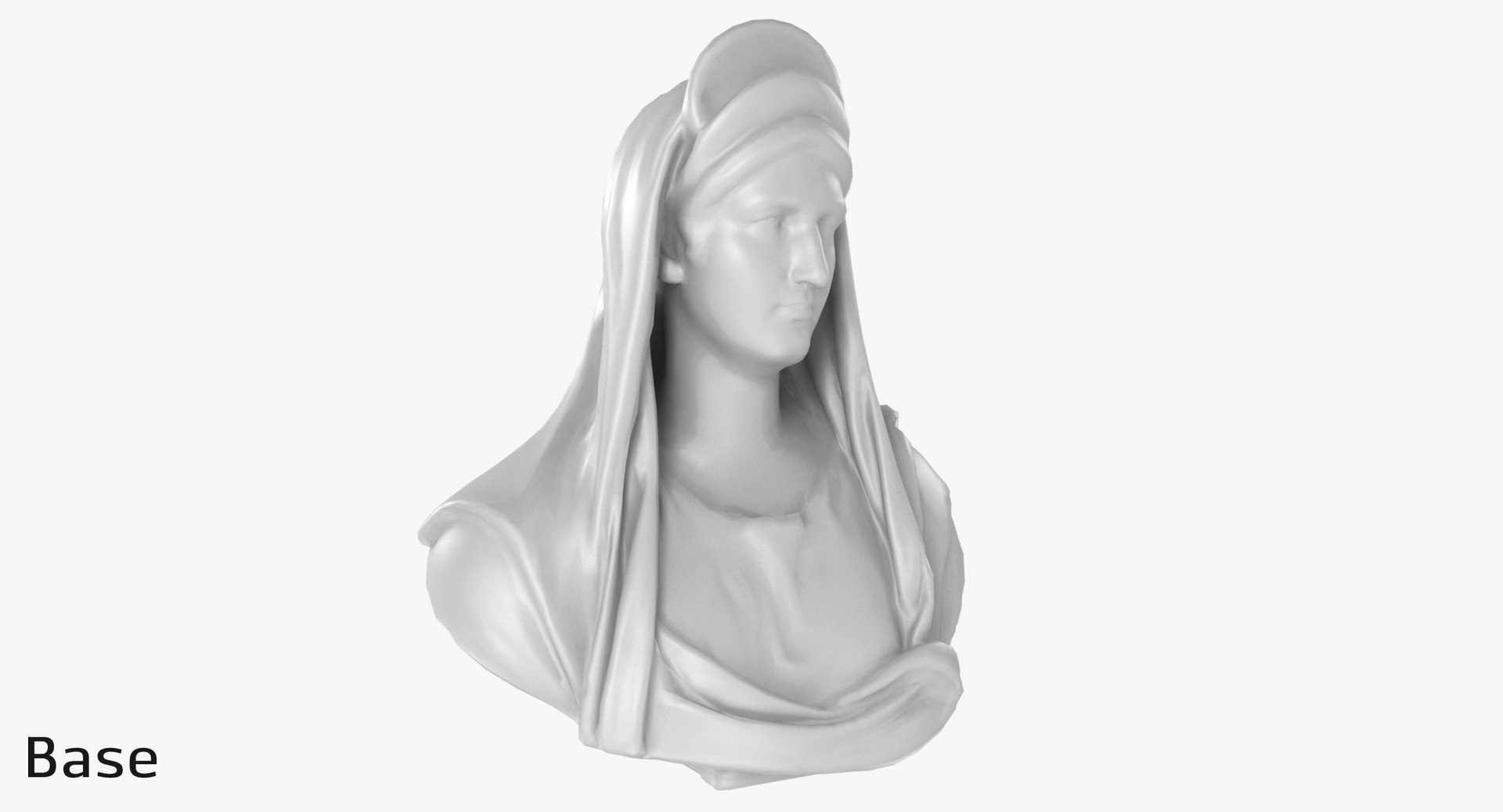 3D salonia matidia bust model - TurboSquid 1477550