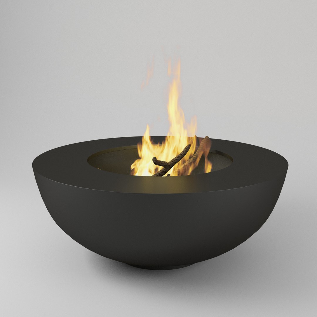 Metal Pot Bonfire 3D Model - TurboSquid 1317075