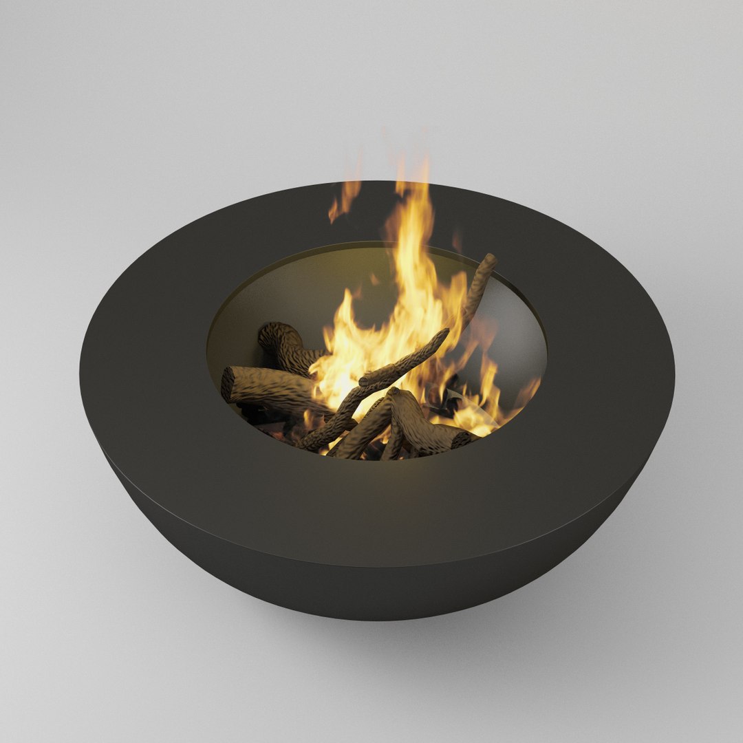 Metal Pot Bonfire 3D Model - TurboSquid 1317075