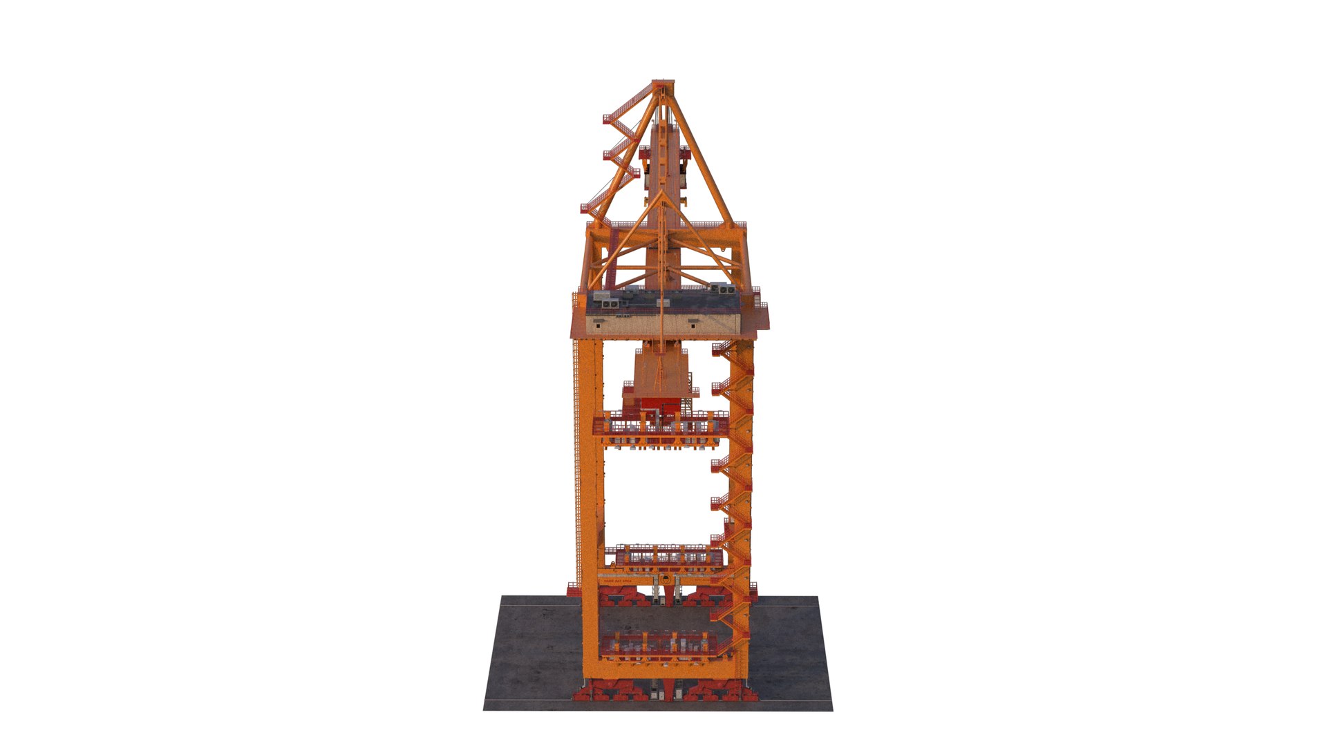 Harbour Ship To Shore Container STS Crane PBR 3D Model - TurboSquid 2337387